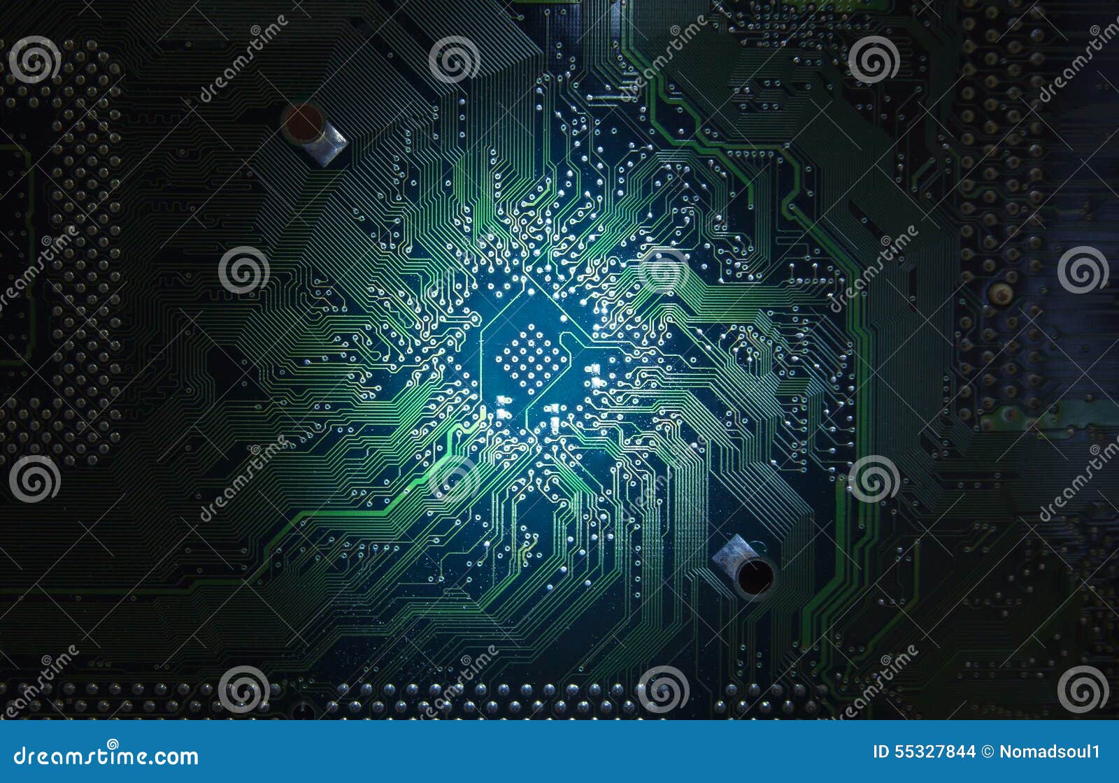 Electronic circuit plate stock photo. Image of engineering - 55327844