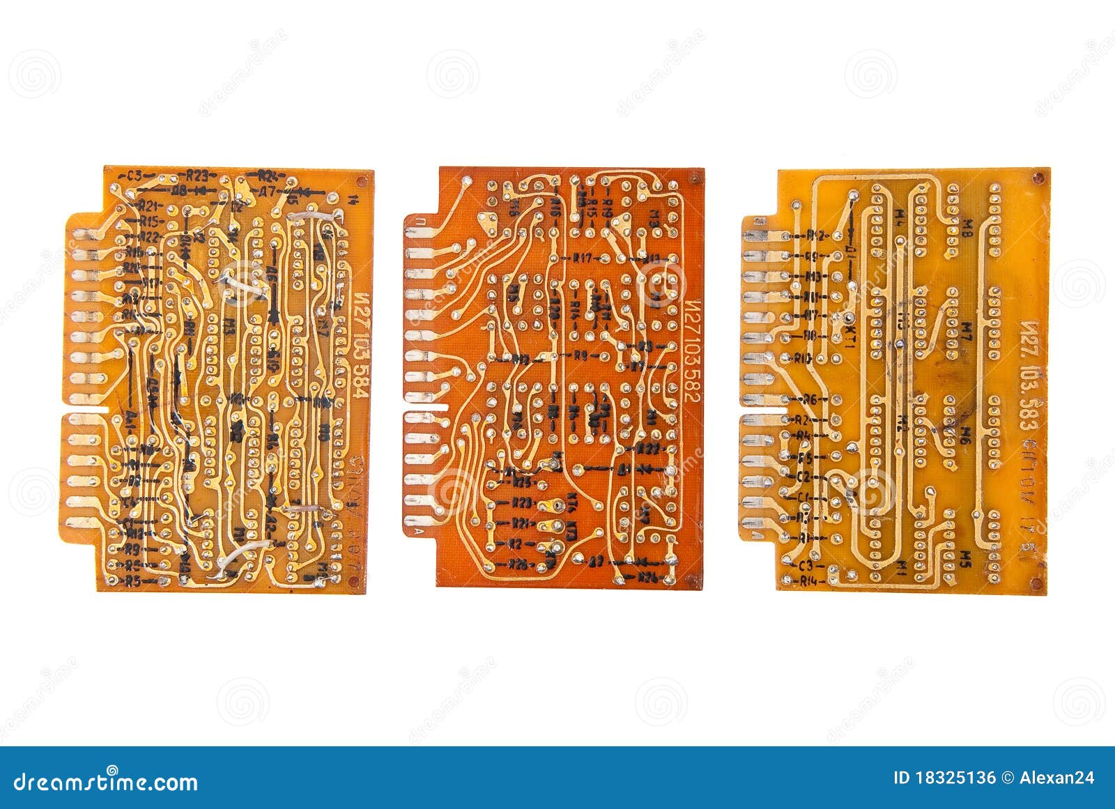 Electronic circuit plates stock photo. Image of metal - 18325136