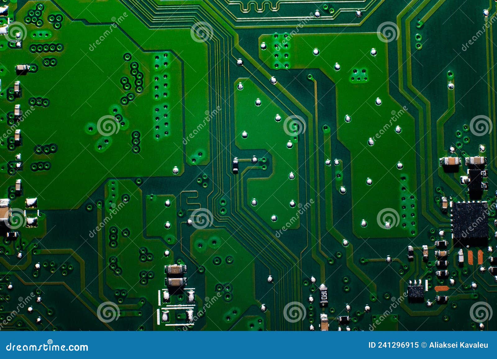 Electronic Circuit. Electronic Printed Circuit Board Stock Image ...