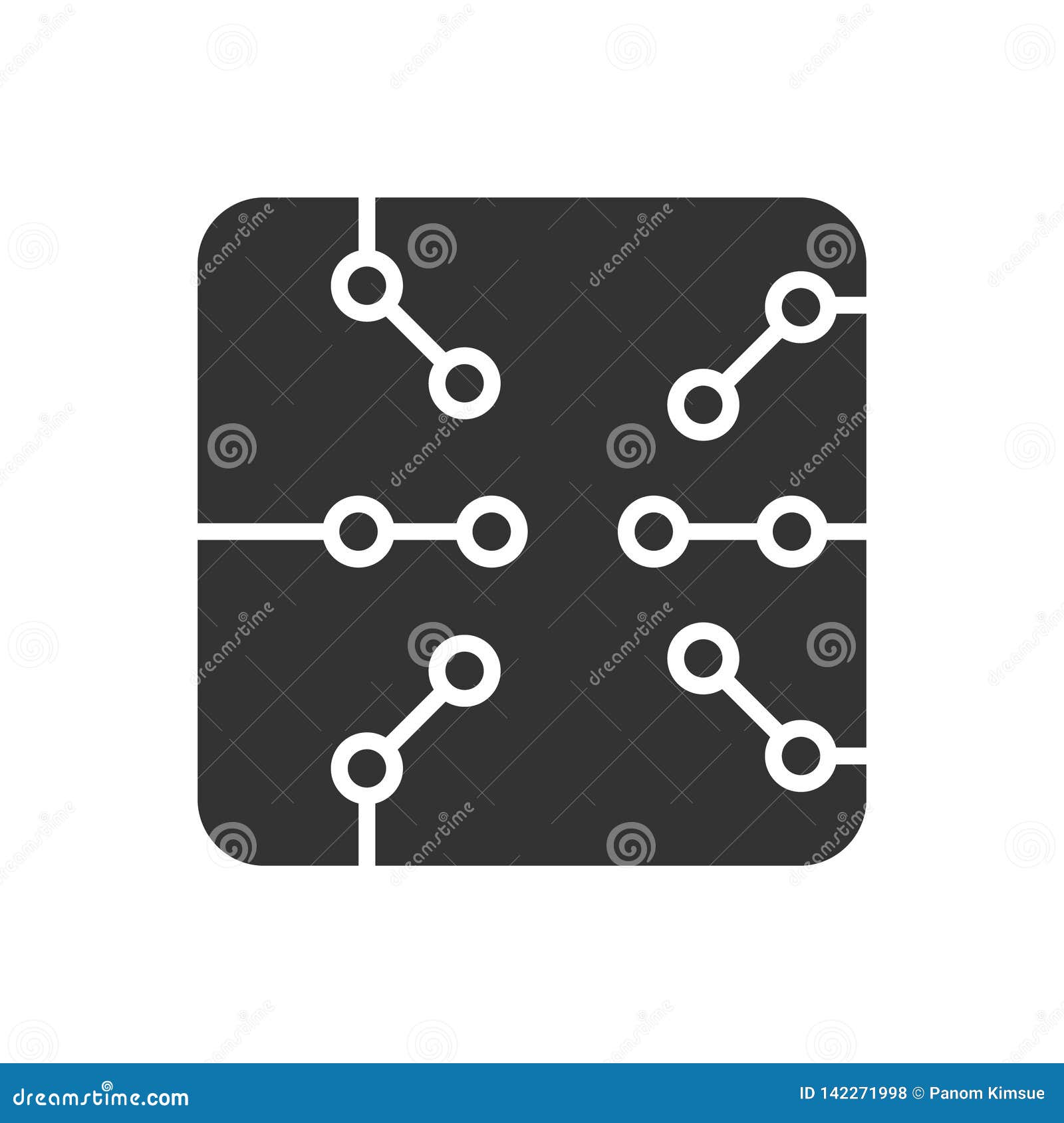Electronic Circuit Vector Icon Internet Concept for Your Web Site ...