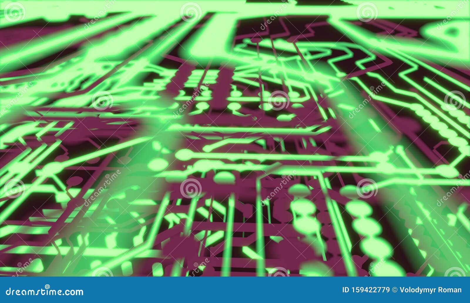 Electronic Circuits Scheme Abstract Background with Fire Flames Stock ...