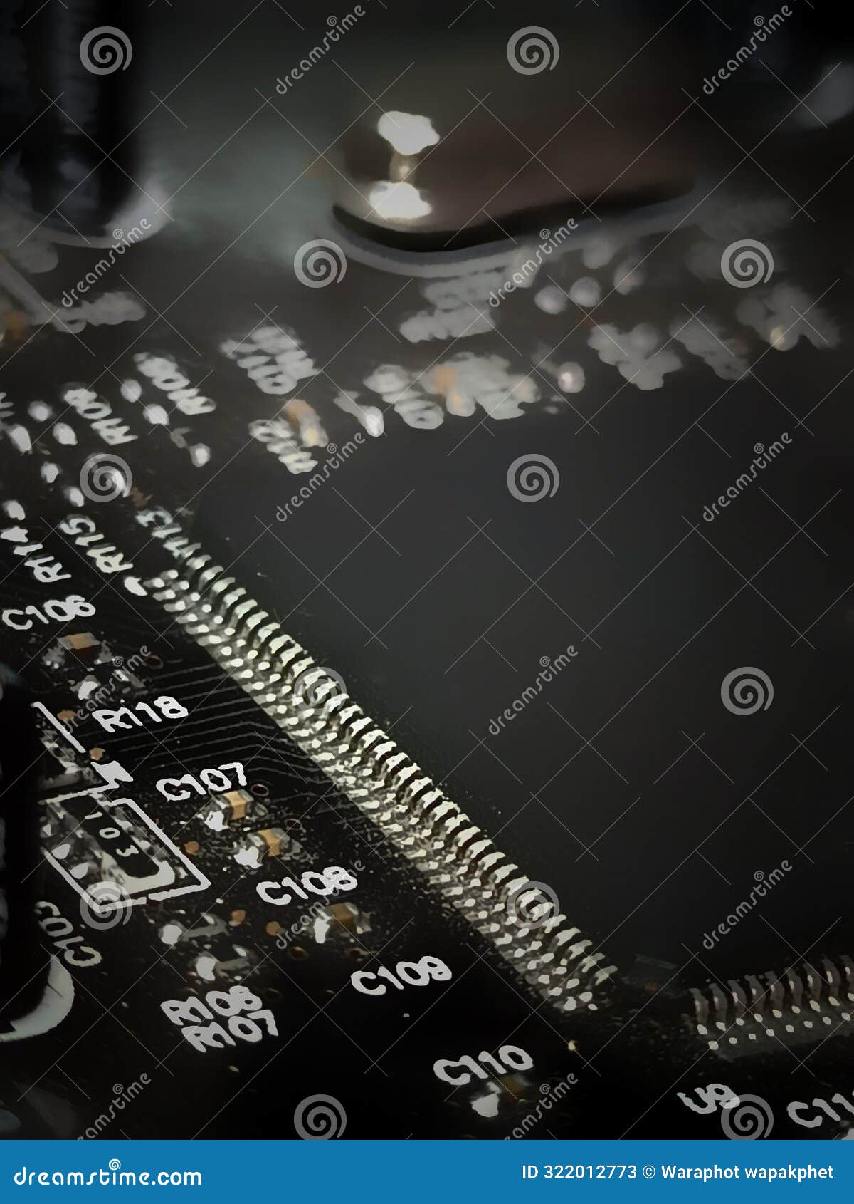 Electronic Circuits Used for Making Backgrounds Stock Image - Image of ...