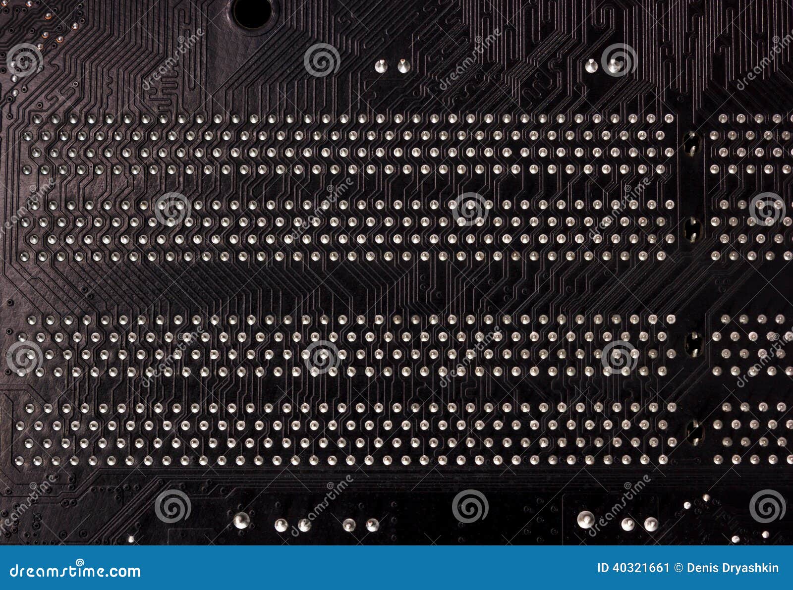 Electronic Collection - Backside Computer Mainboard Stock Image - Image ...