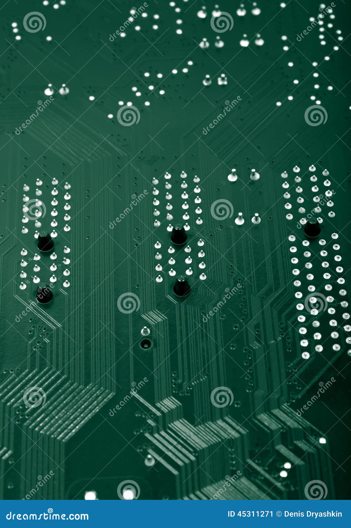 Electronic Collection - Backside Computer Mainboard Stock Image - Image ...