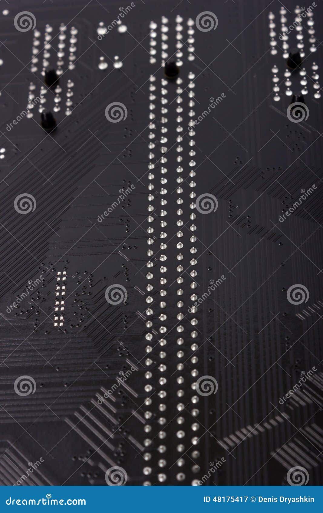 Electronic Collection - Backside Computer Mainboard Stock Image - Image ...