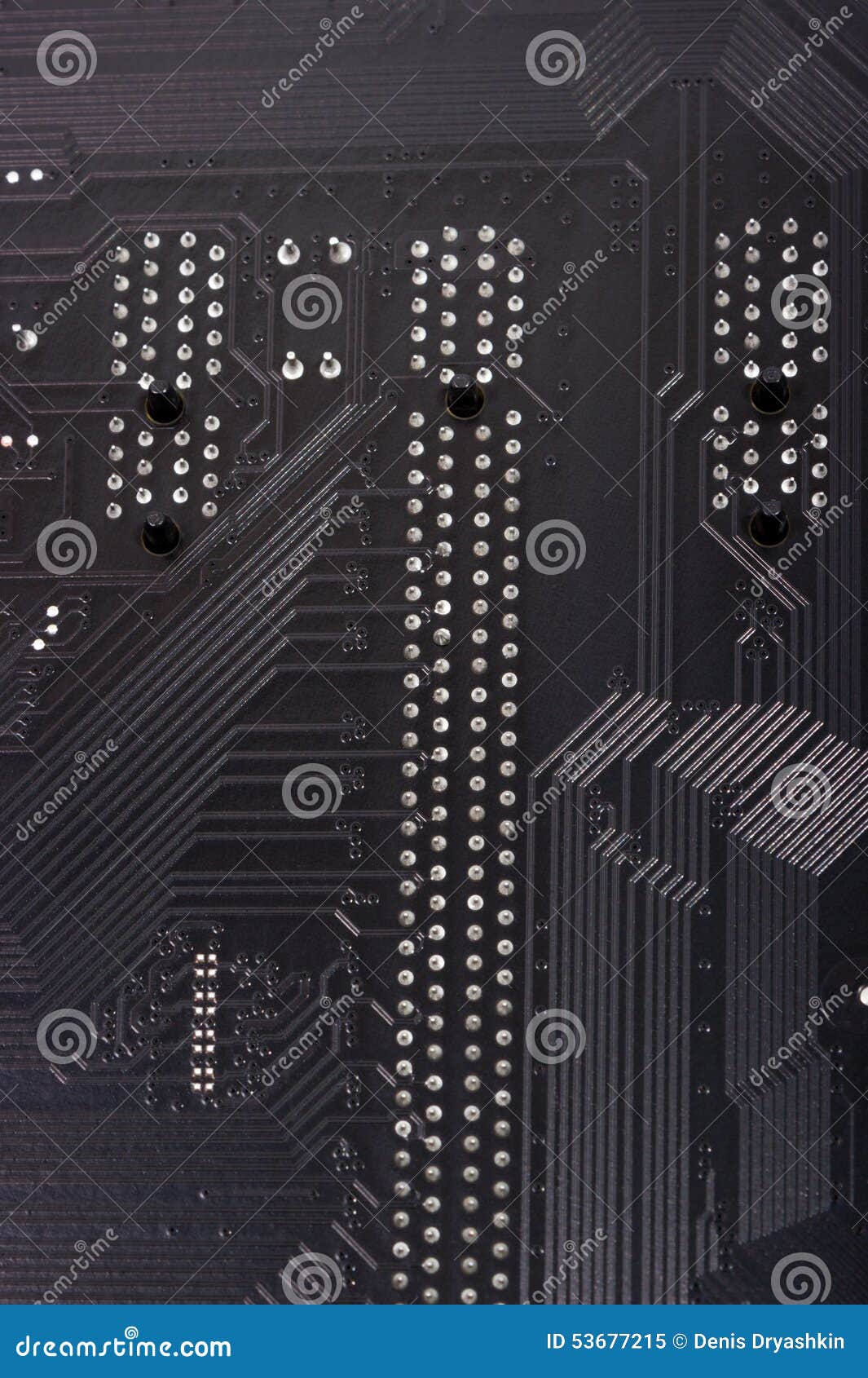 Electronic Collection - Backside Computer Mainboard Stock Image - Image ...