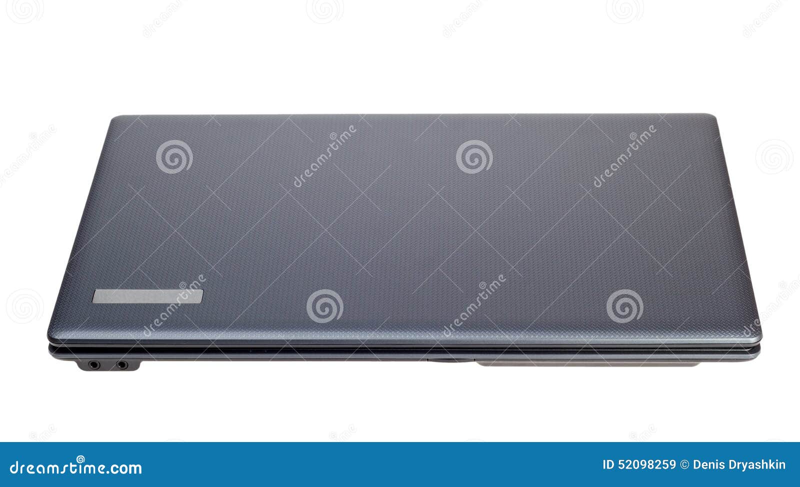 Electronic Collection - Closed Modern Laptop Top View Isolated O Stock ...