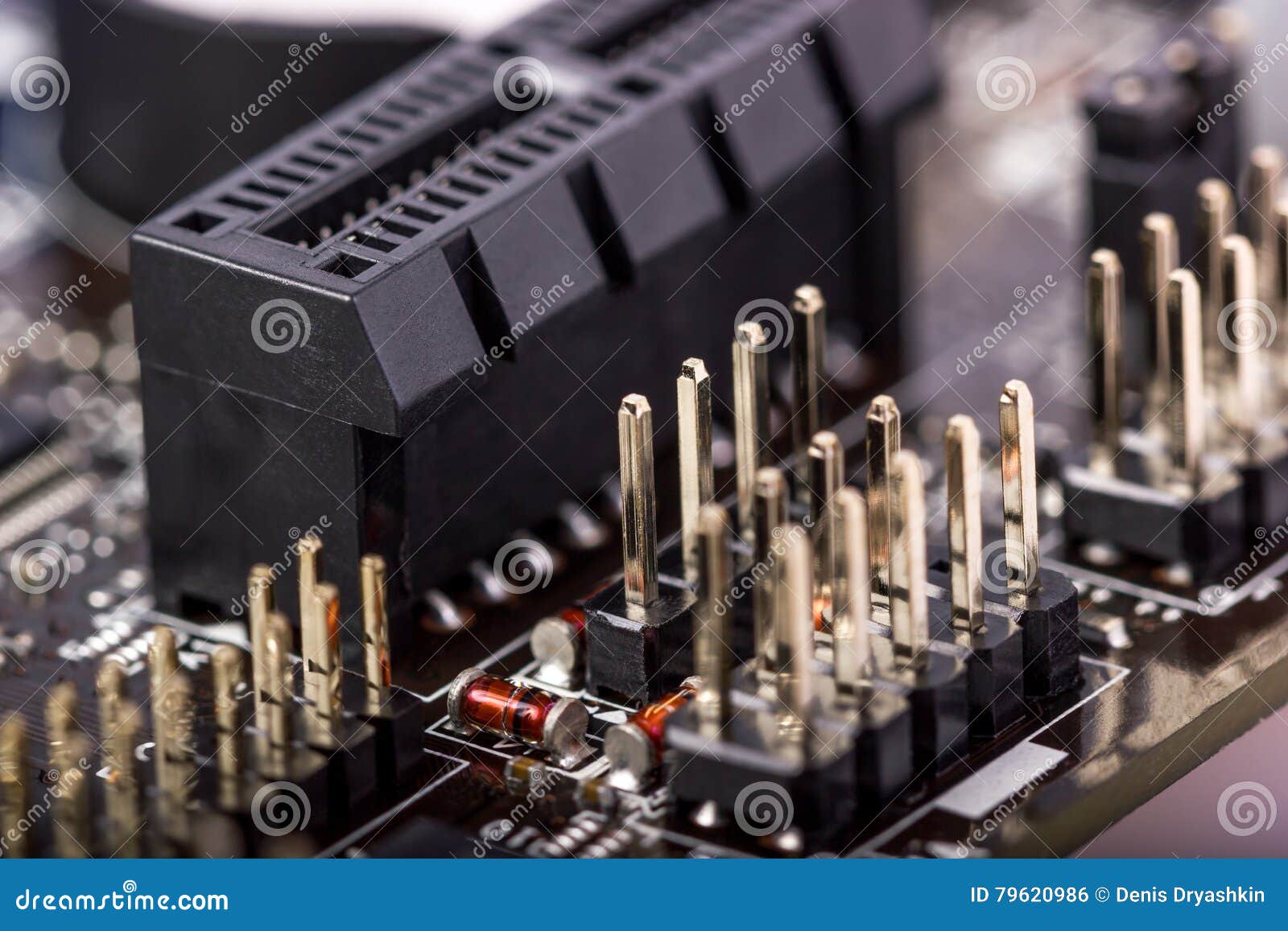 Electronic Collection - Computer Circuit Board Stock Photo - Image of ...