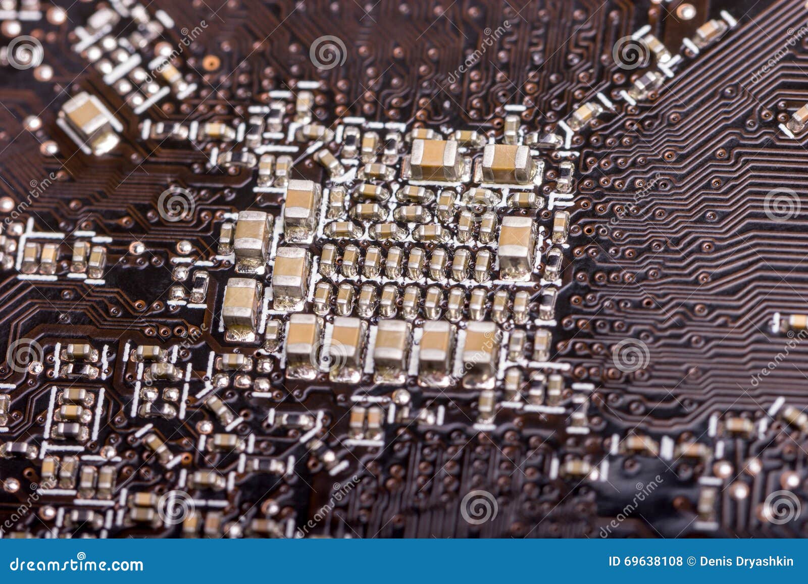 Electronic Collection - Computer Circuit Board Stock Photo - Image of ...
