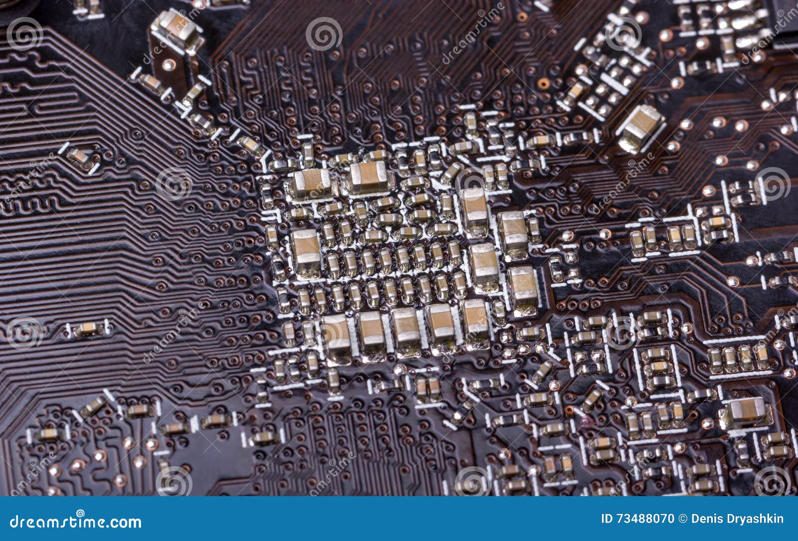 Electronic Collection - Computer Circuit Board Stock Photo - Image of ...