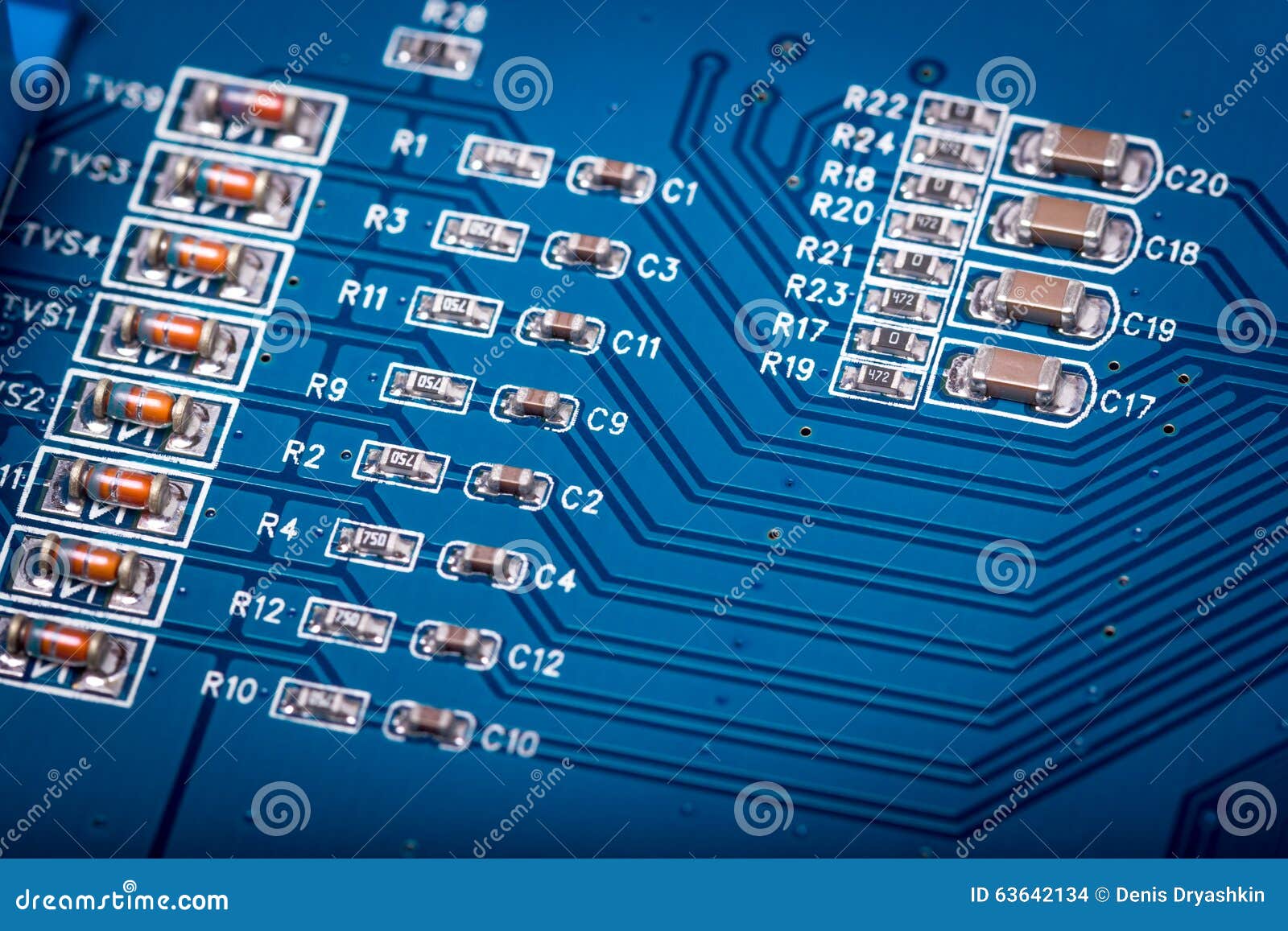 Electronic Collection - Computer Circuit Board Stock Photo - Image of ...