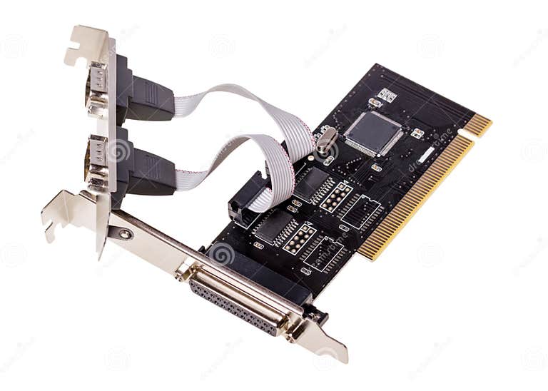 Electronic Collection - Computer Digital Input Output Port Card Stock ...
