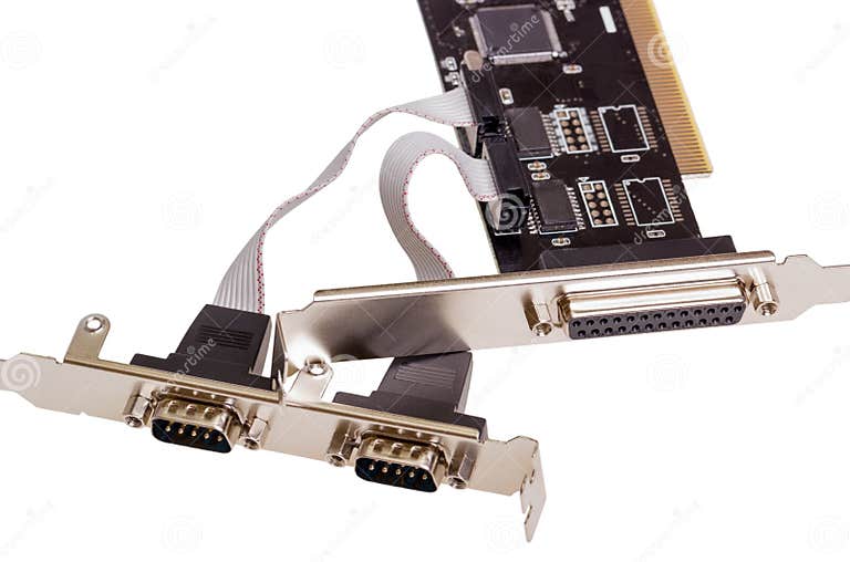 Electronic Collection - Computer Digital Input Output Port Card Stock ...