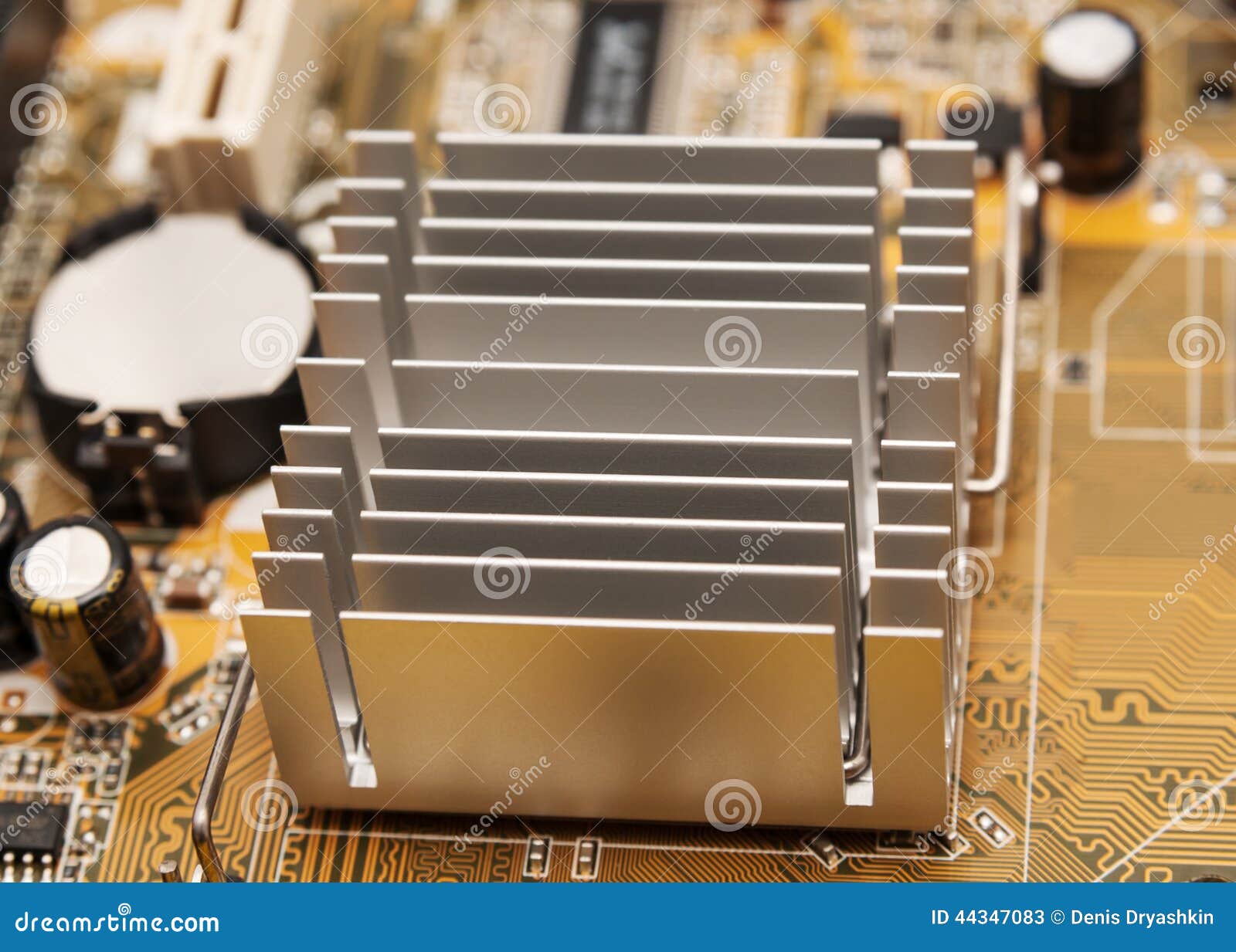 Electronic Collection - Digital Components on Computer Mainboard Stock ...