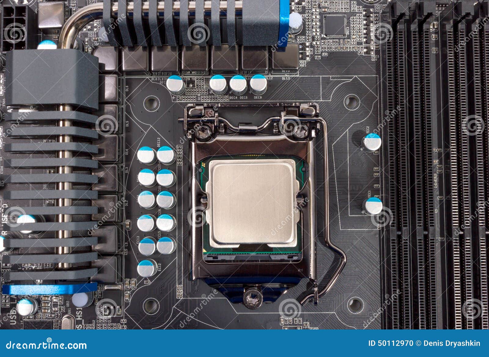 Electronic Collection - Multiphase Power System Modern Processor Stock ...
