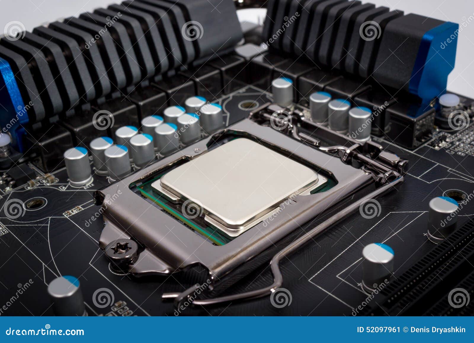 Electronic Collection - Multiphase Power System Modern Processor Stock ...