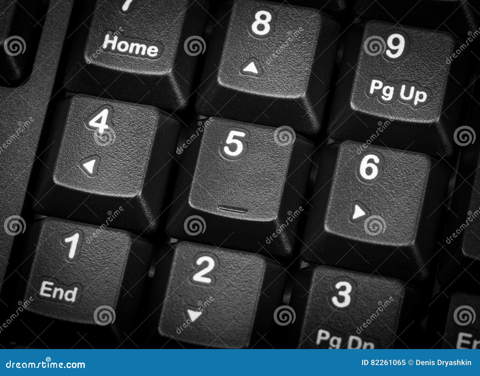 Electronic Collection - Numeric Keypad on the Computer Keyboard. Stock ...