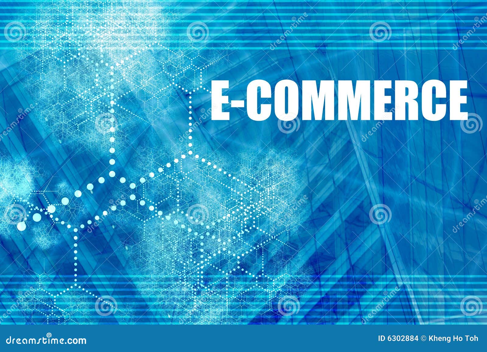 Electronic Commerce stock illustration. Illustration of series - 6302884