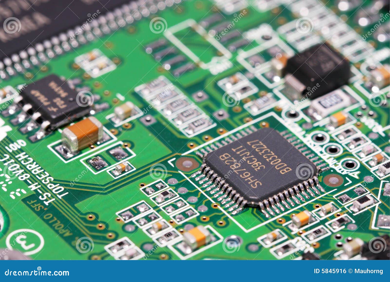 Electronic Component stock photo. Image of computer, electrical - 5845916