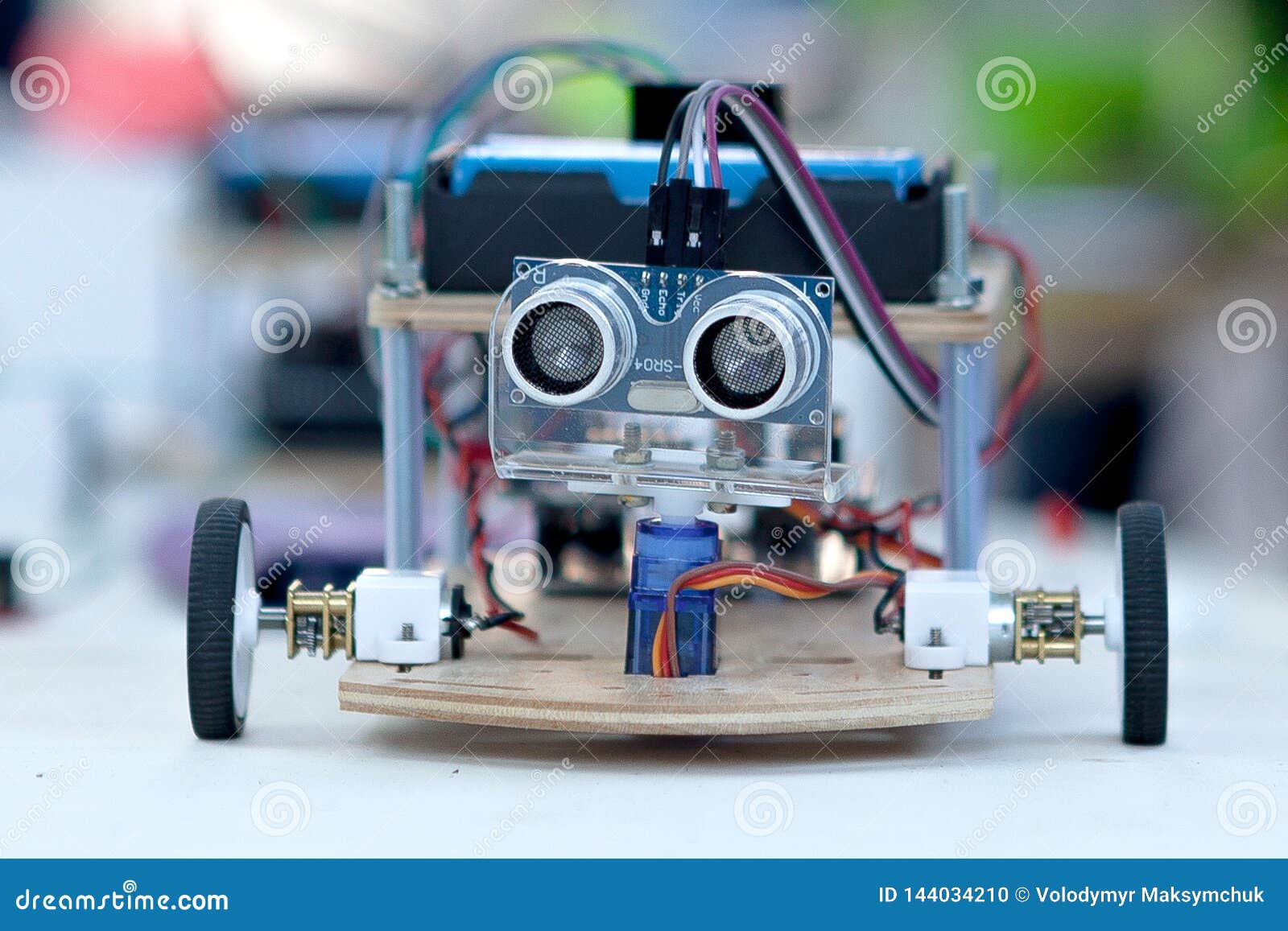 Electronic Component Connected with Breadboard in Laboratory ...