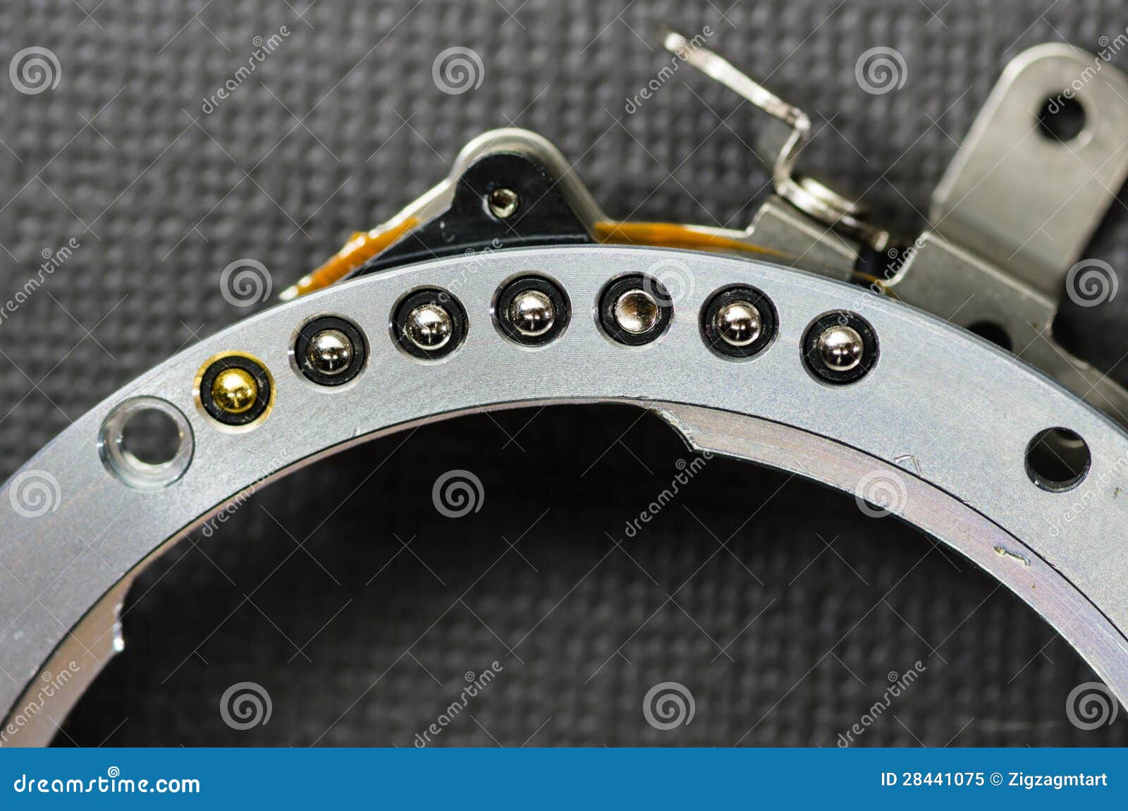 Electronic Component with Contacts Stock Image - Image of technology ...