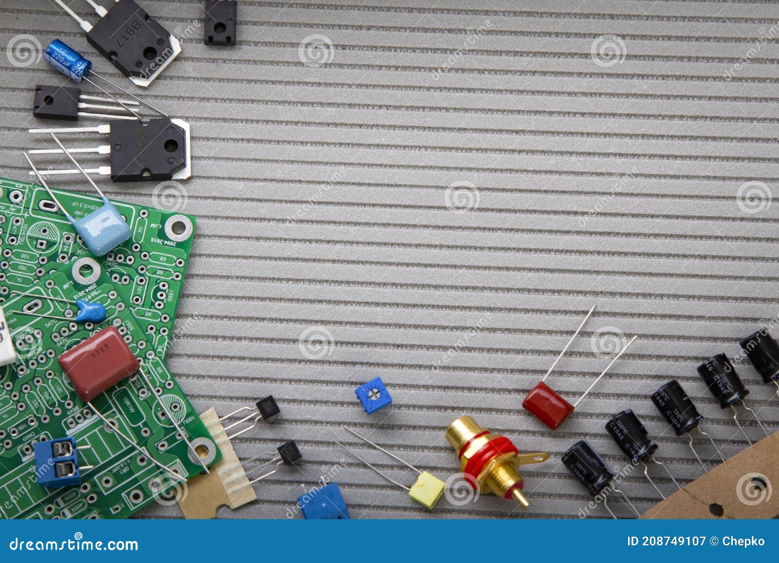Electronic Component Electric Circuits Radio Equipment and Digital ...