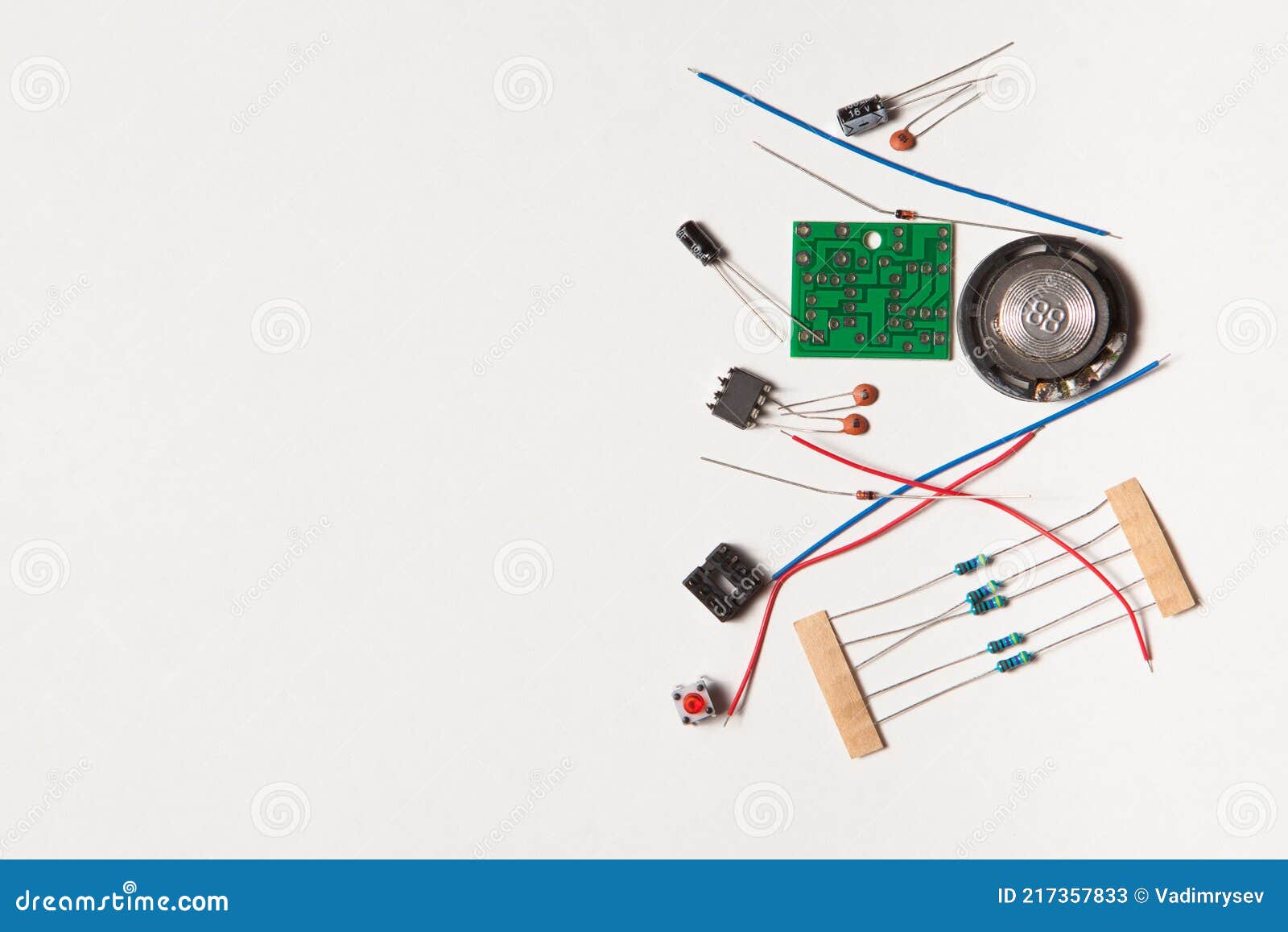 Electronic Component, Electric Circuits, Speaker, Light-emitting Diode ...