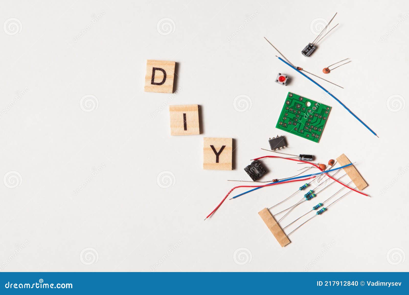 Electronic Component, Electric Circuits, Speaker, Light-emitting Diode ...