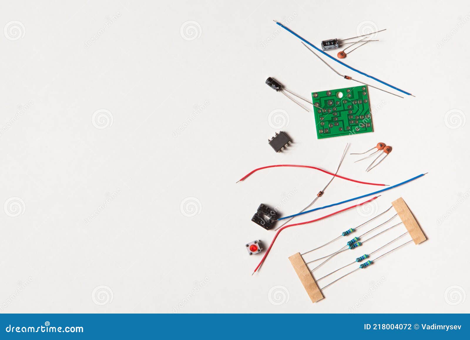 Electronic Component, Electric Circuits, Speaker, Light-emitting Diode ...