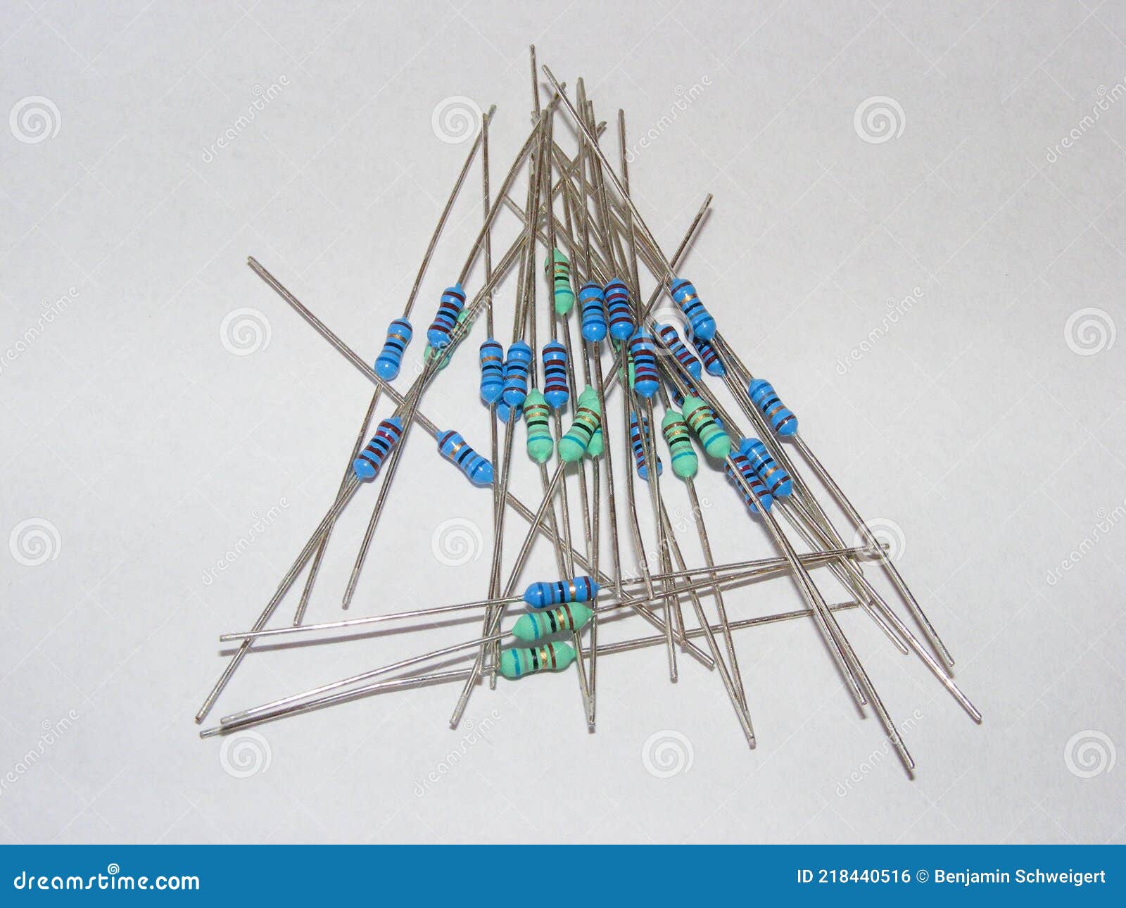 Electronic Component Resistors Stock Photo - Image of macro, component ...