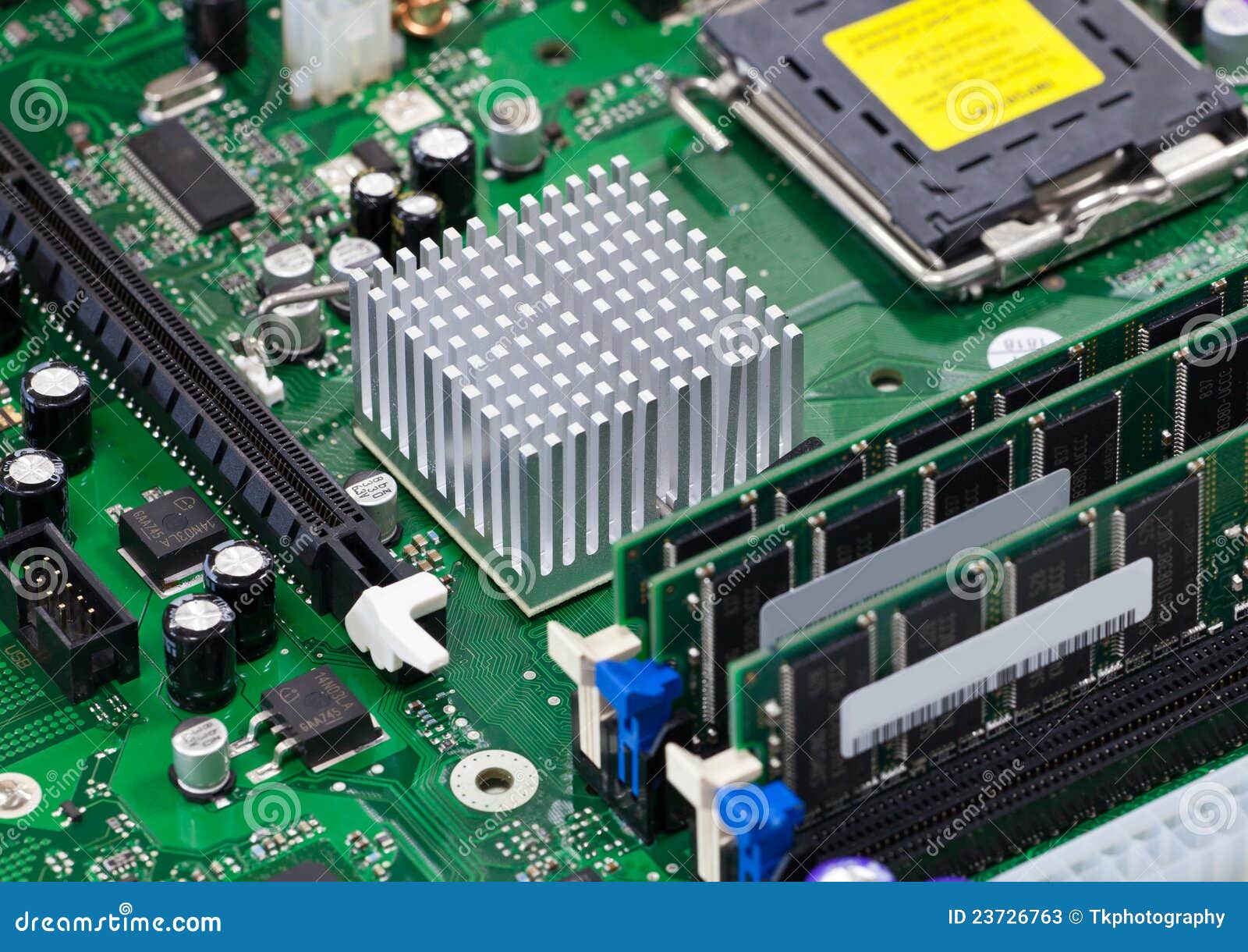 Electronic components stock image. Image of electronic - 23726763