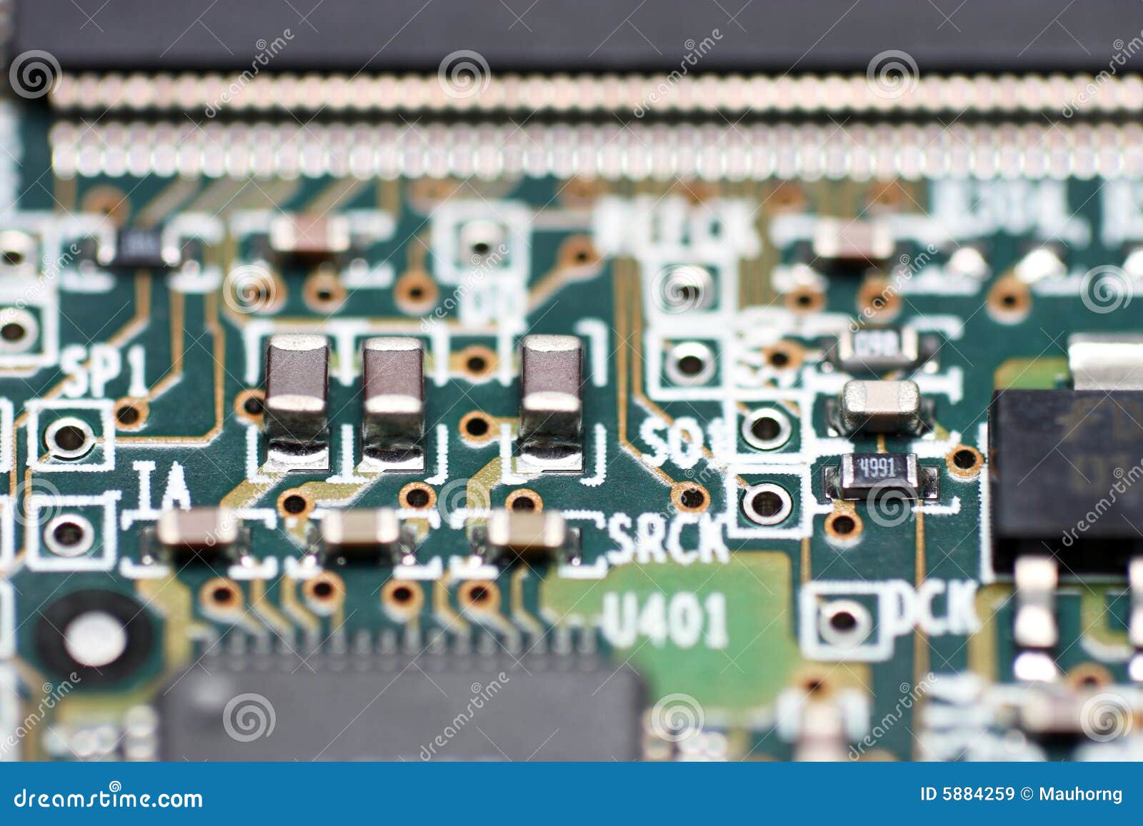 Electronic Components stock image. Image of microchip - 5884259