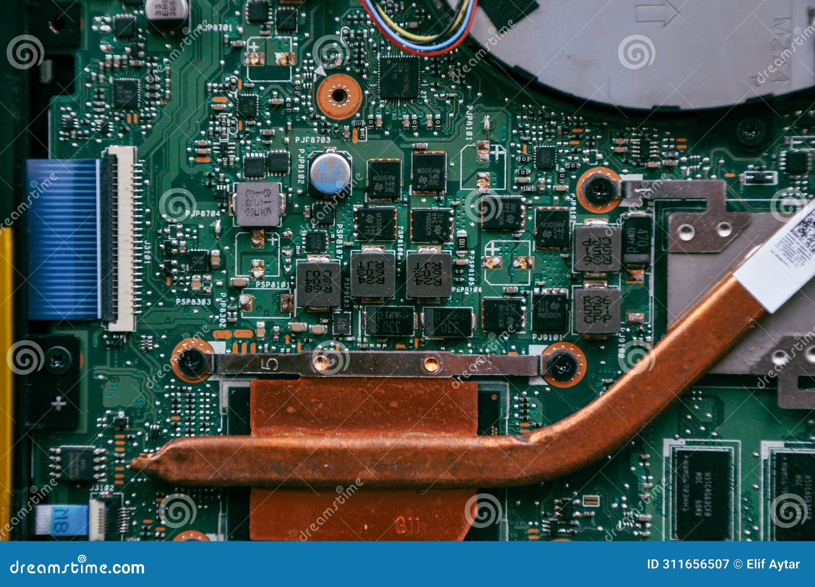Electronic Components on a Computer Graphics Card. Bitcoin ... Electronic Components on a Computer Graphics Card. Bitcoin ...