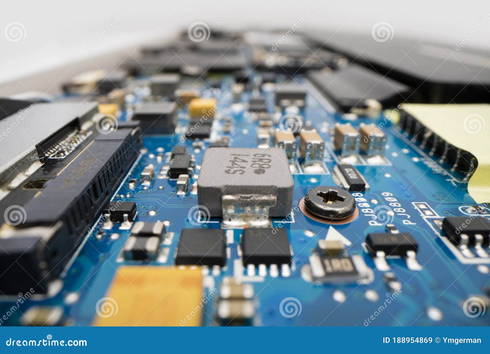 Electronic Components Inside a Laptop Computer Editorial Stock Image ...