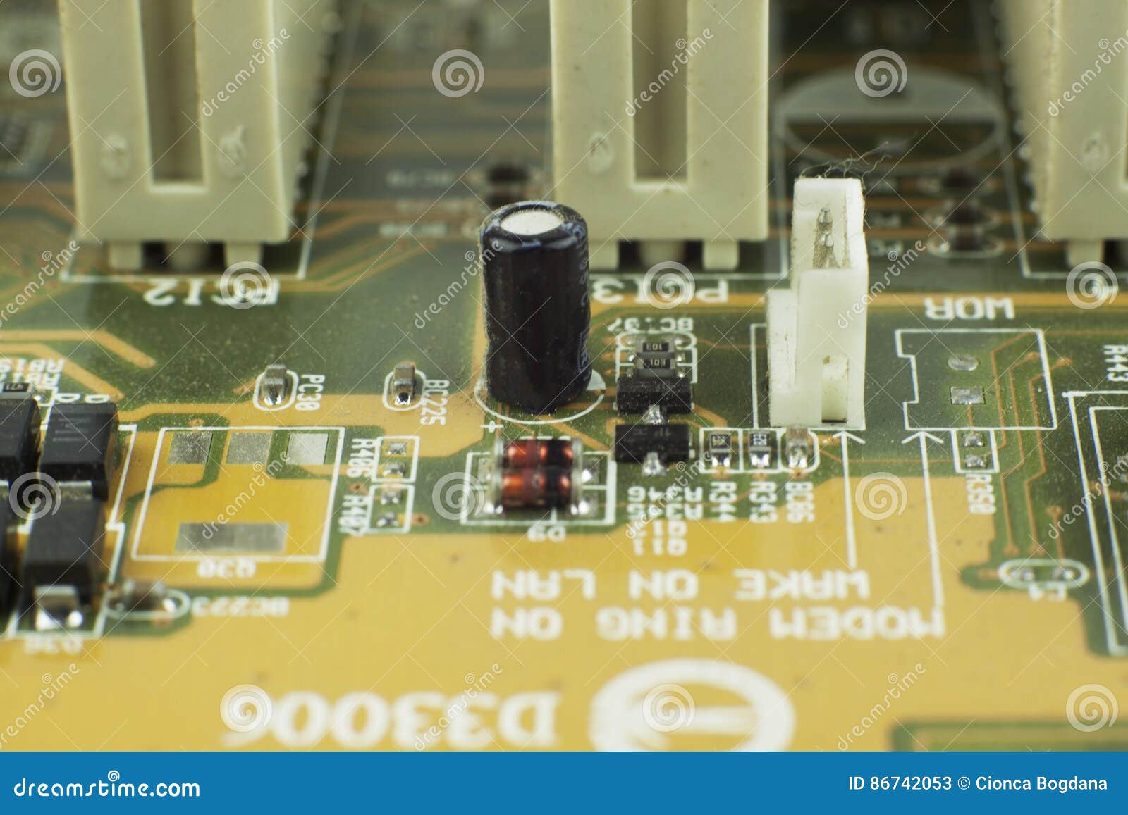 Electronic Components / Macro Shoot Stock Image - Image of computer ...