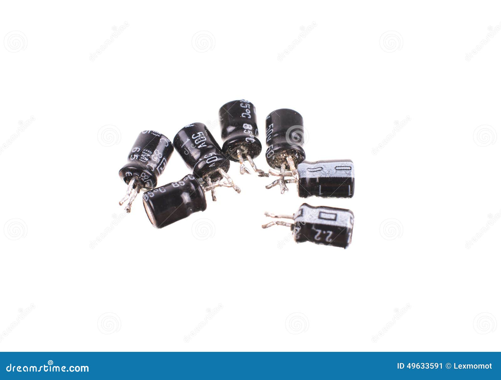 Electronic Components mix stock image. Image of display - 49633591