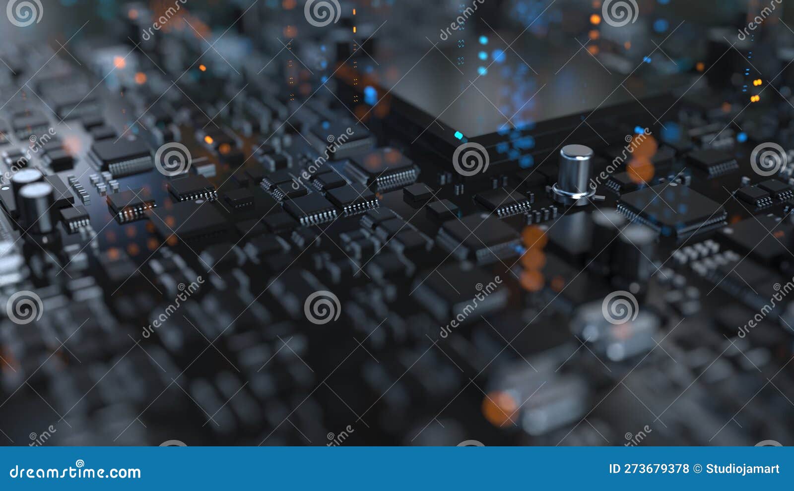 The Variety of Different Types of Chips and Electronic Components Stock ...