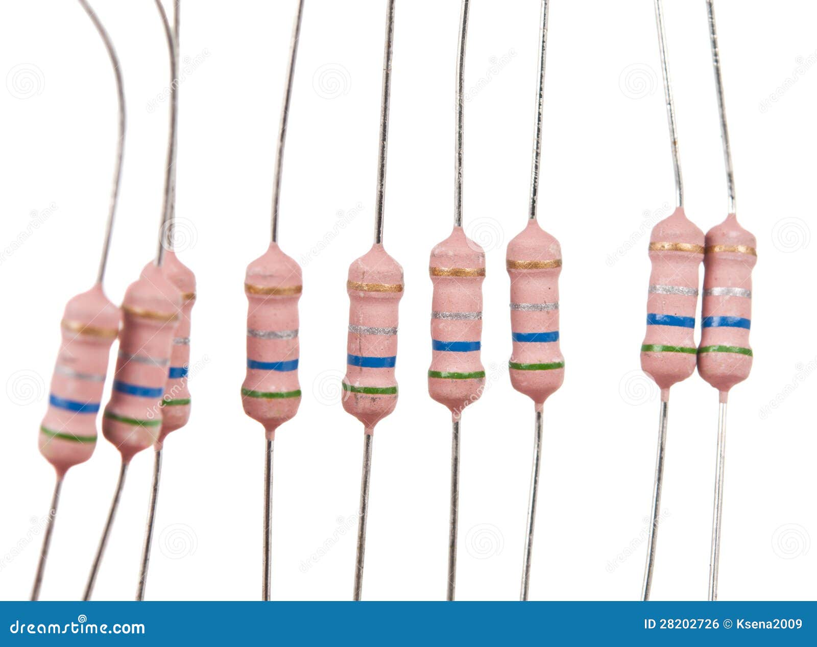 Electronic Components, Resistor Royalty Free Stock Image - Image: 28202726