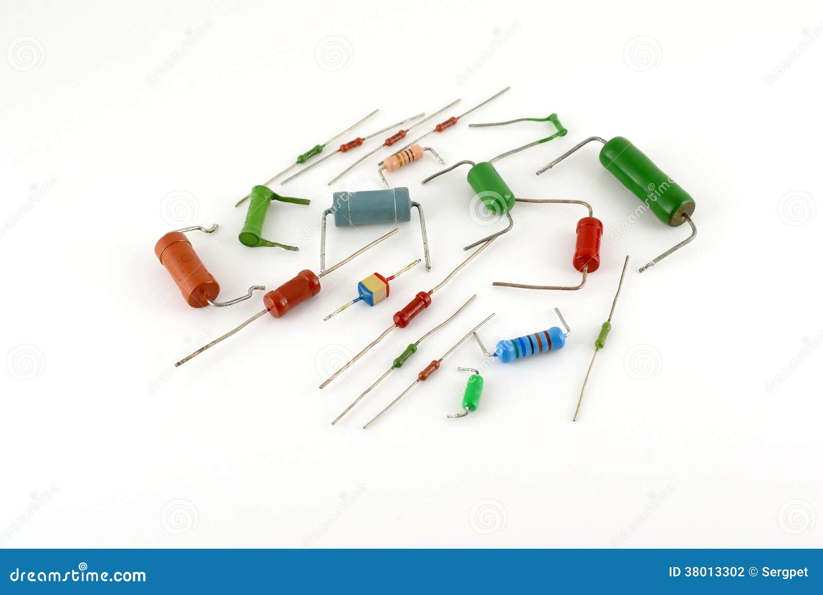 Electronic Components - Resistors Stock Photo - Image of power ...