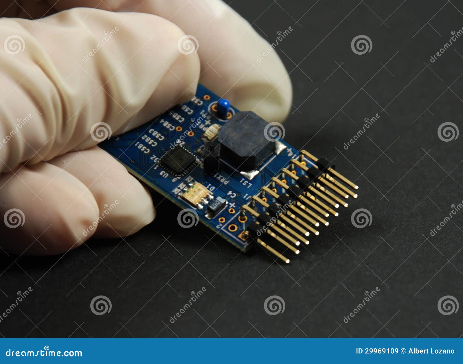 Electronic Components and Devices Stock Image - Image of resistor ...