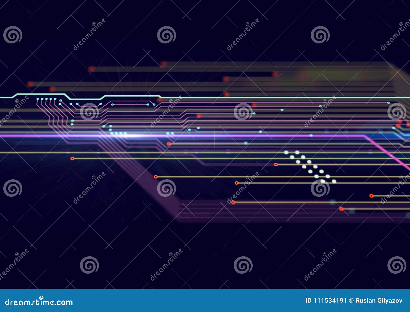 Electronic Computer Hardware Technology. Template Design Stock ...