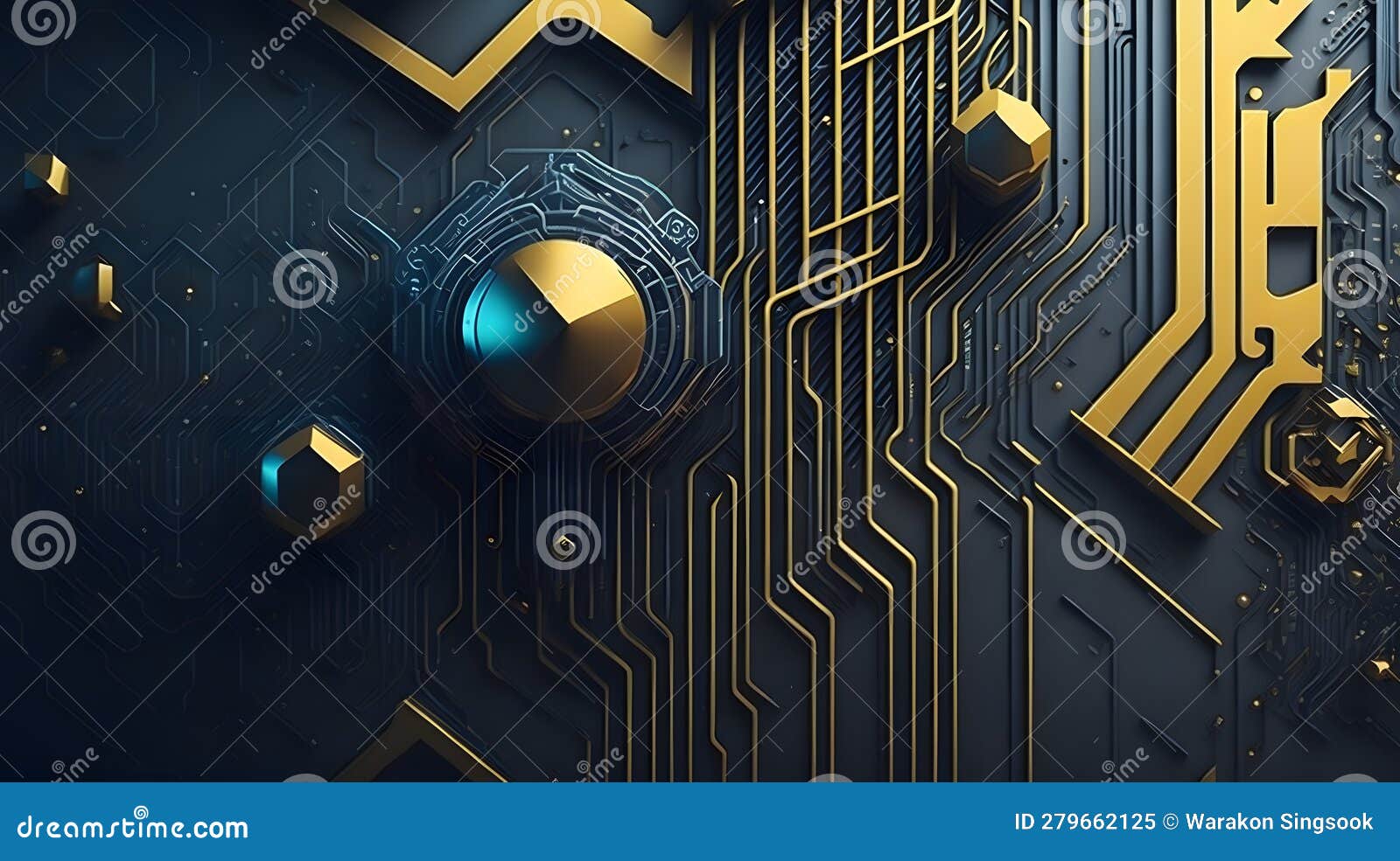 Electronic Computer Hardware Technology. Motherboard Digital Chip. Tech ...