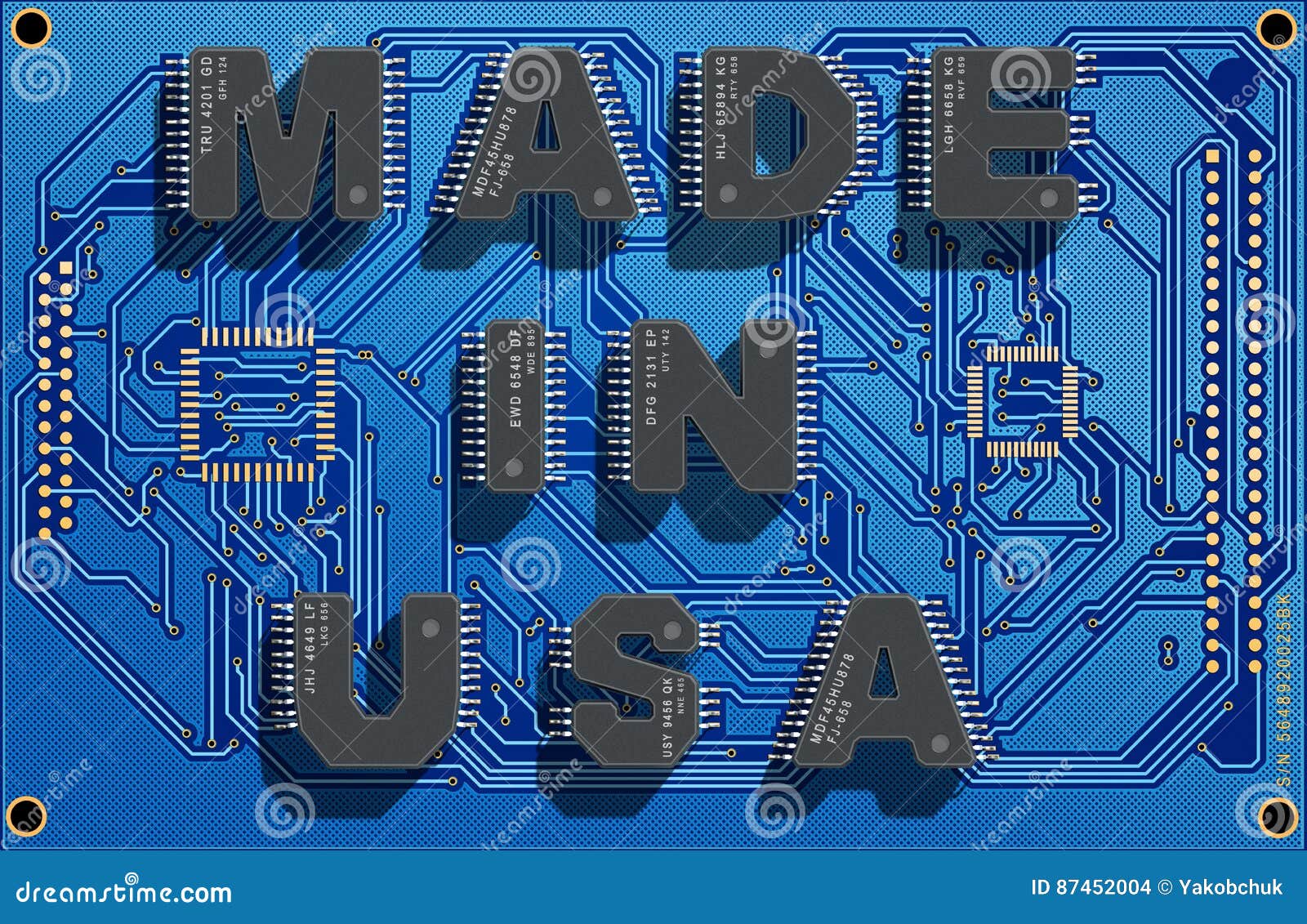 Electronic concept stock illustration. Illustration of concept - 87452004