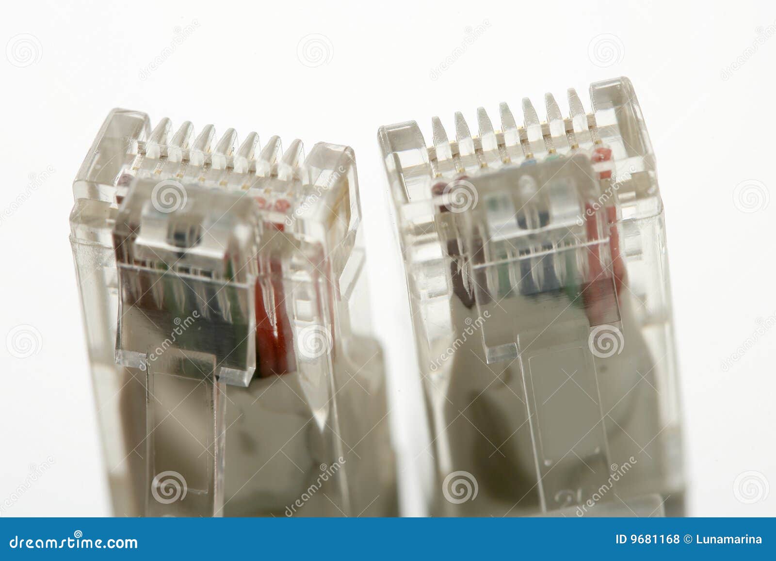 Electronic Connection Cable Ethernet Rj45 Stock Photo - Image of ...