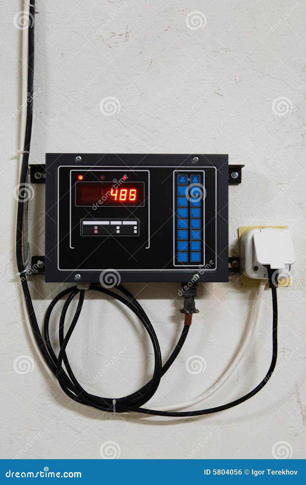 Electronic control panel stock photo. Image of manufacturing - 5804056