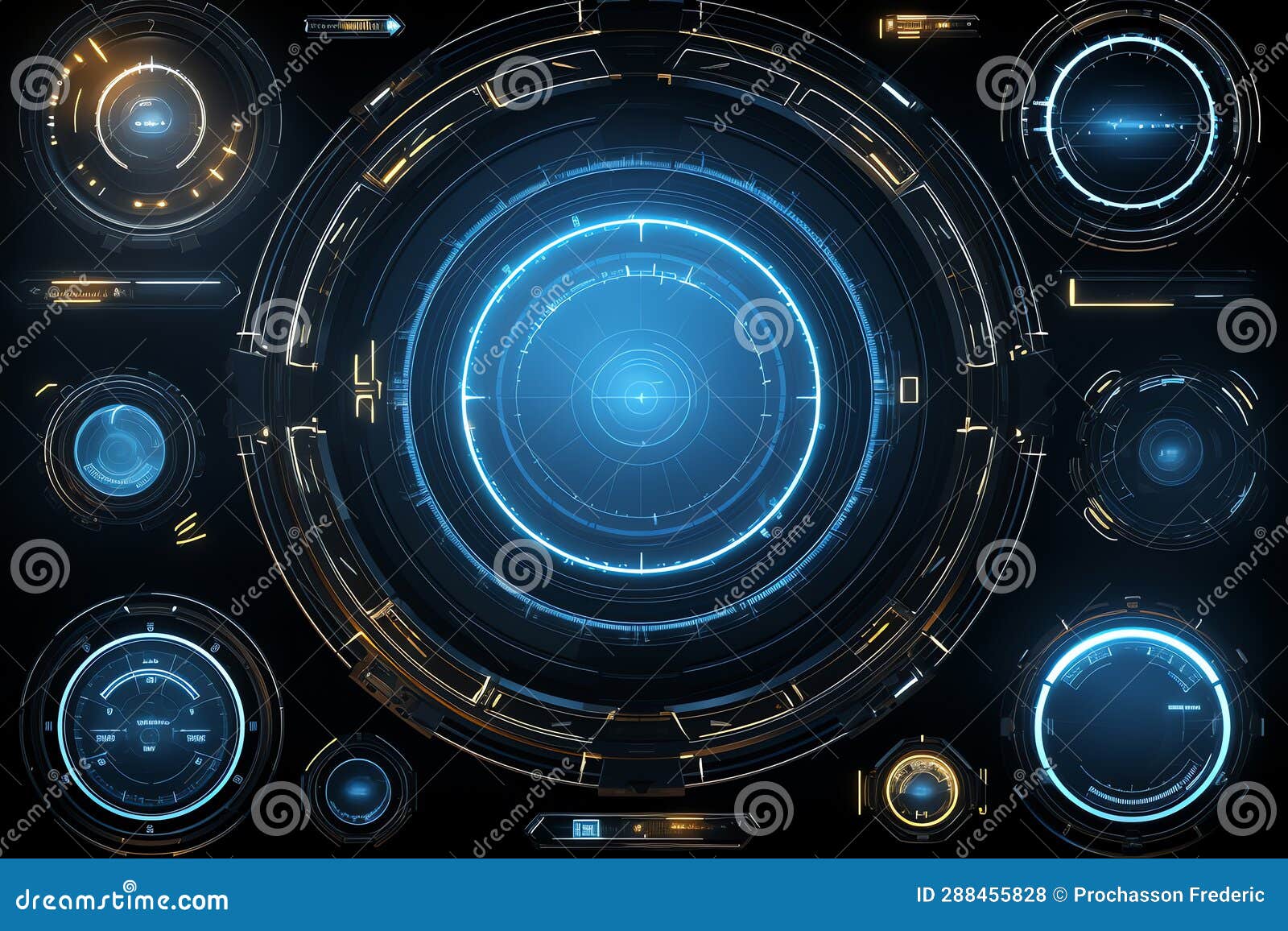 Electronic Control Panel, AI Generated Stock Illustration ...