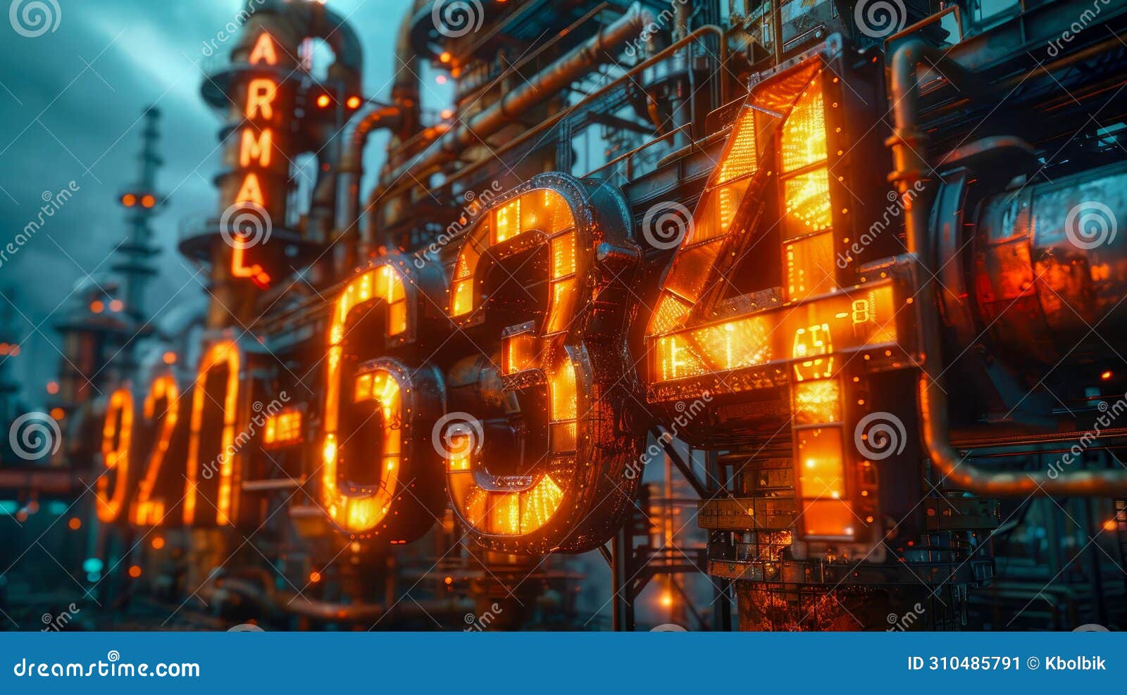 Electronic Control Panel with Binary Code. Futuristic Technology ...