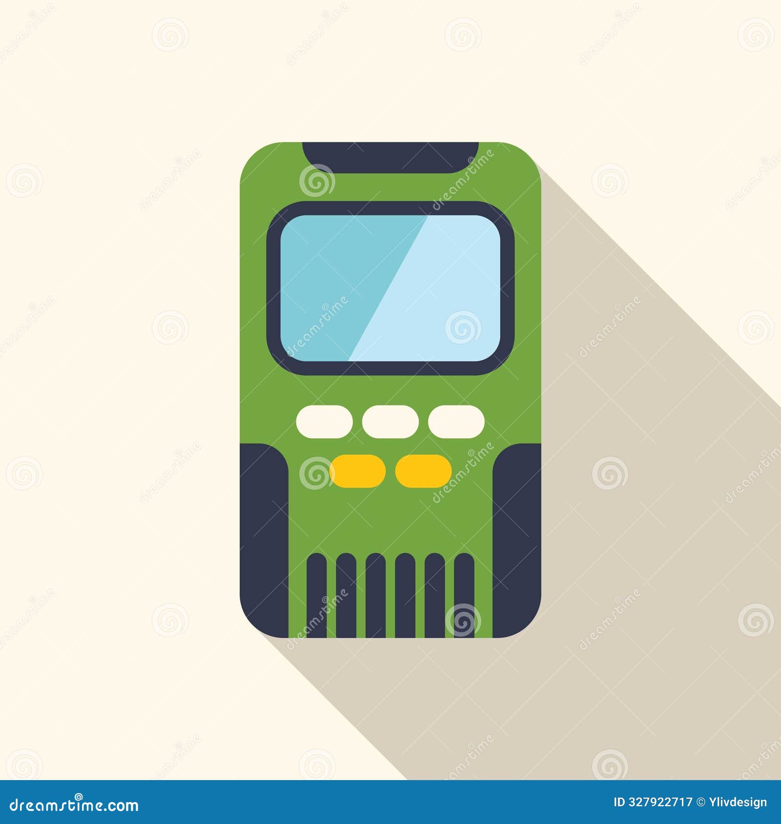 Electronic Device with Buttons and Blank Screen for Adding Your Own ...