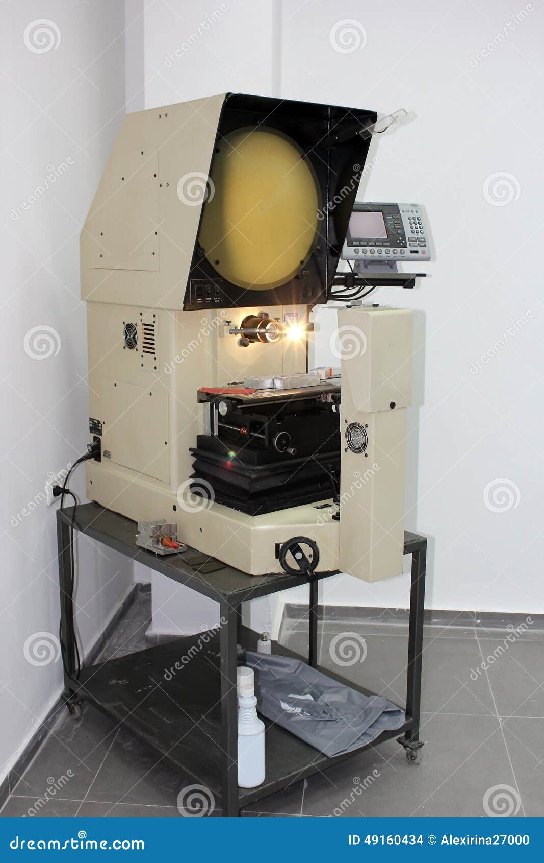 Electronic Device for Measuring Stock Photo - Image of benchtop, board ...