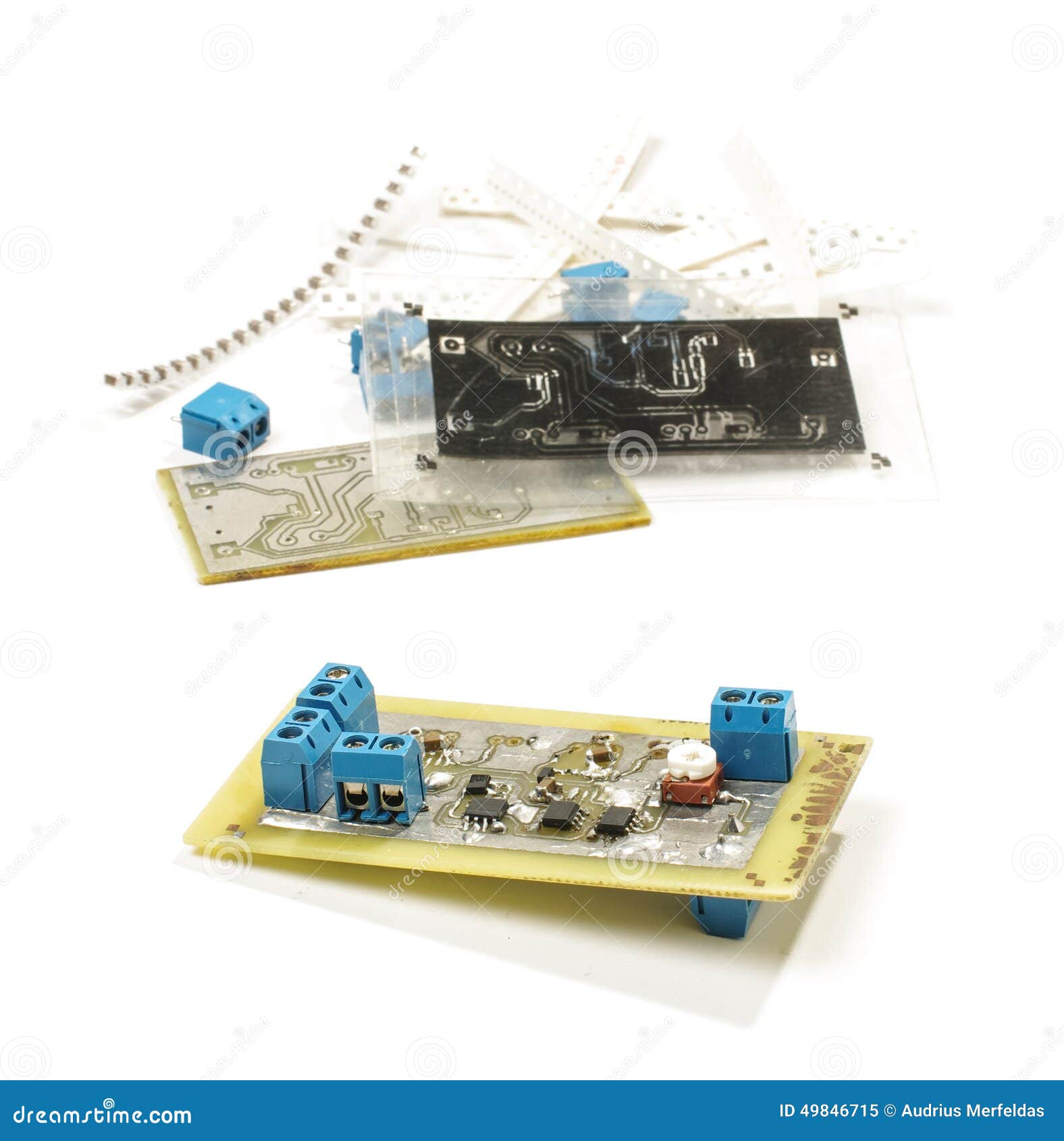 Electronic Device Prototyping Stock Image - Image of analysis, idea ...